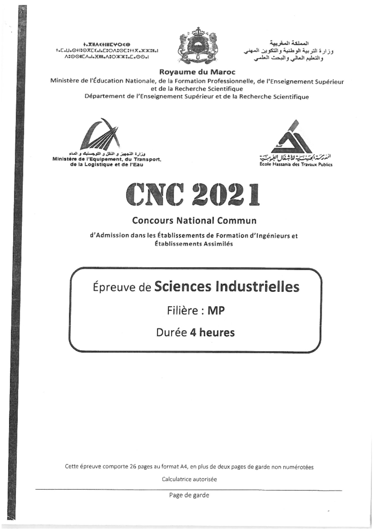 CNC 2021 MP - CNC 2021 MP - Physique - Studocu