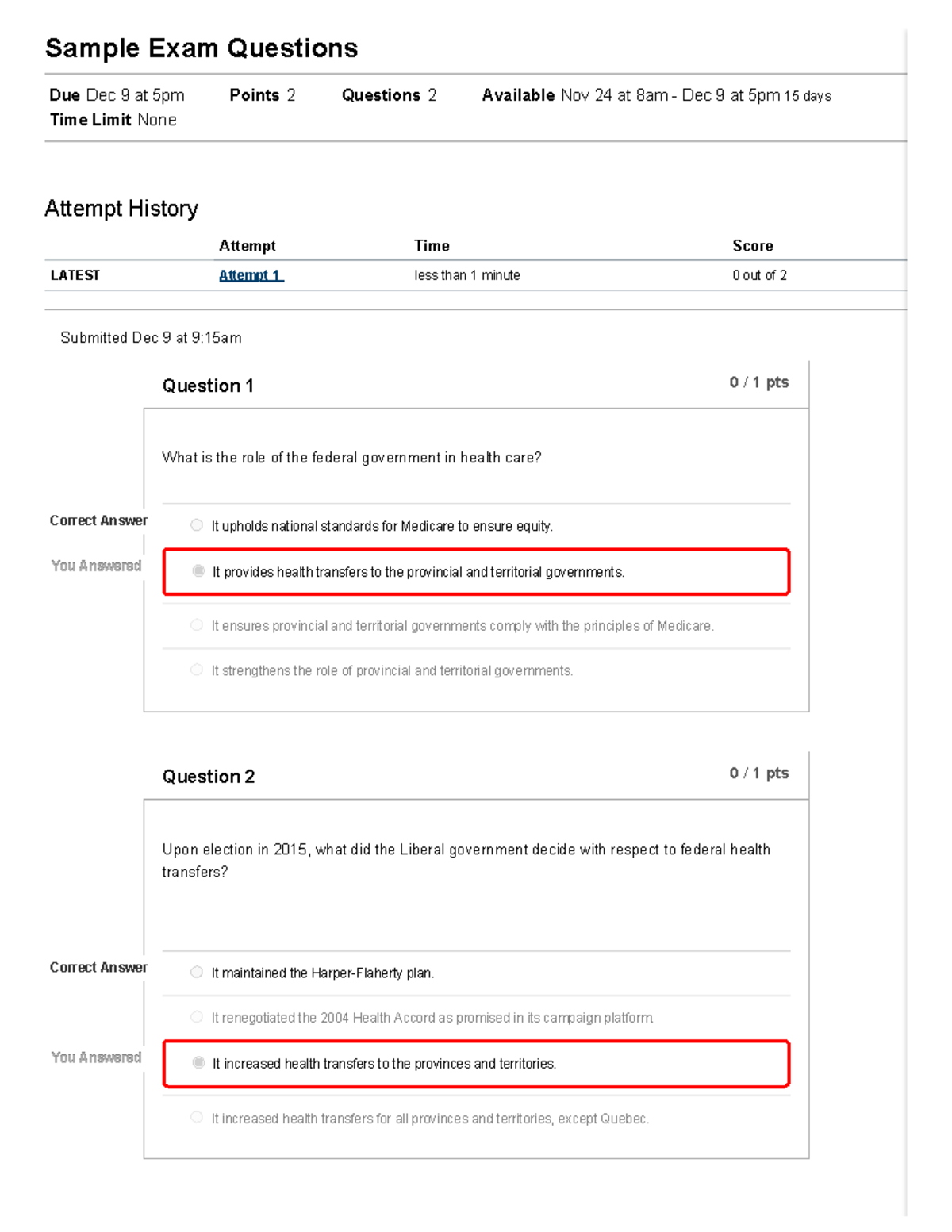 Sample Exam Questions With Answers 2021 - Sample Exam Questions Due Dec ...