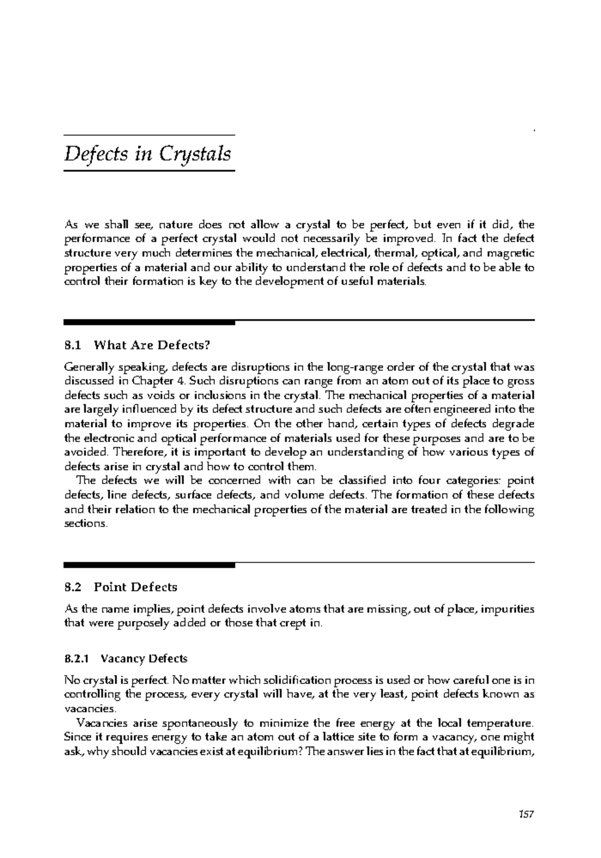 Crystal defects - Esebwe b - 8 Defects in Crystals As we shall see ...