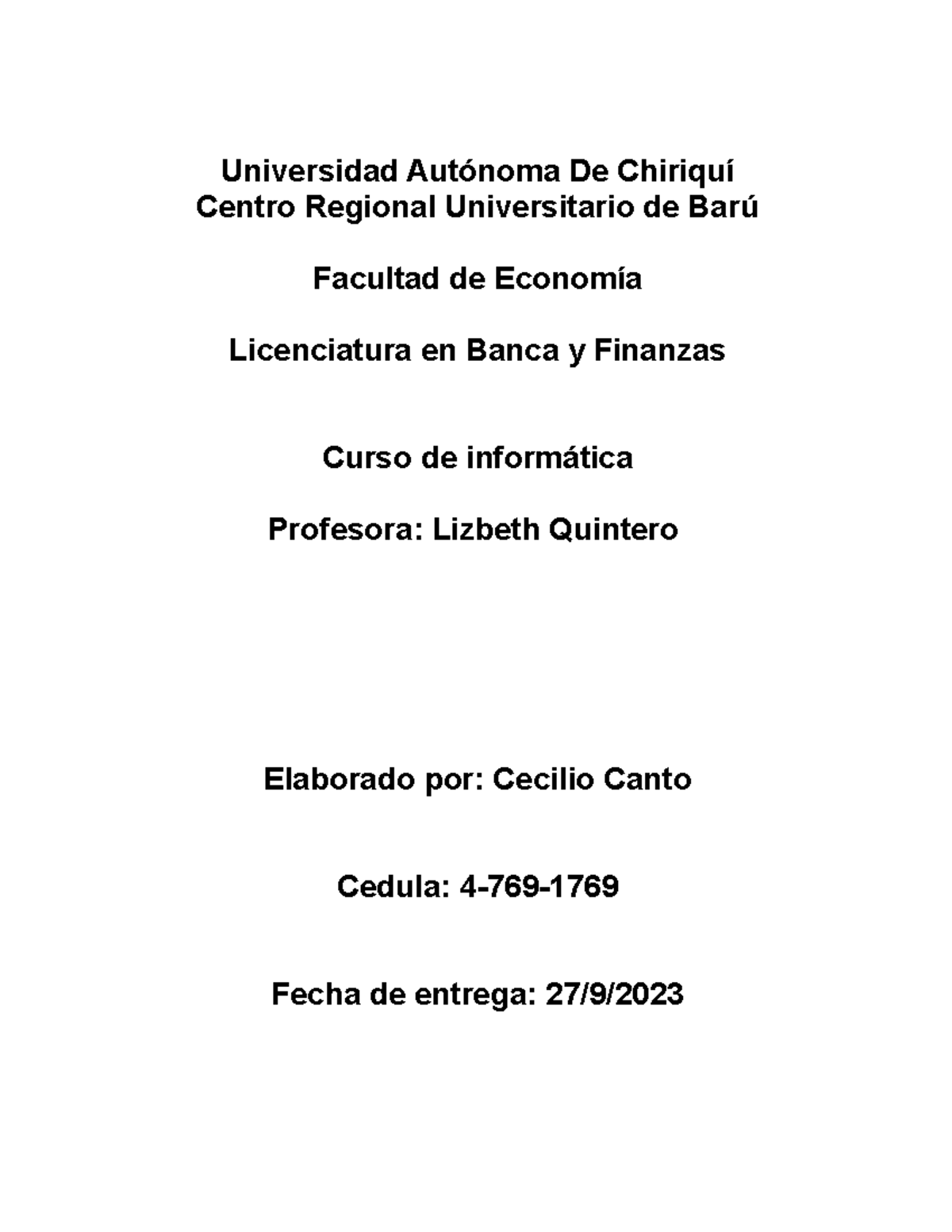 Ensayo DE Informatica, Impacto de la Tecnologia - Universidad Autónoma ...