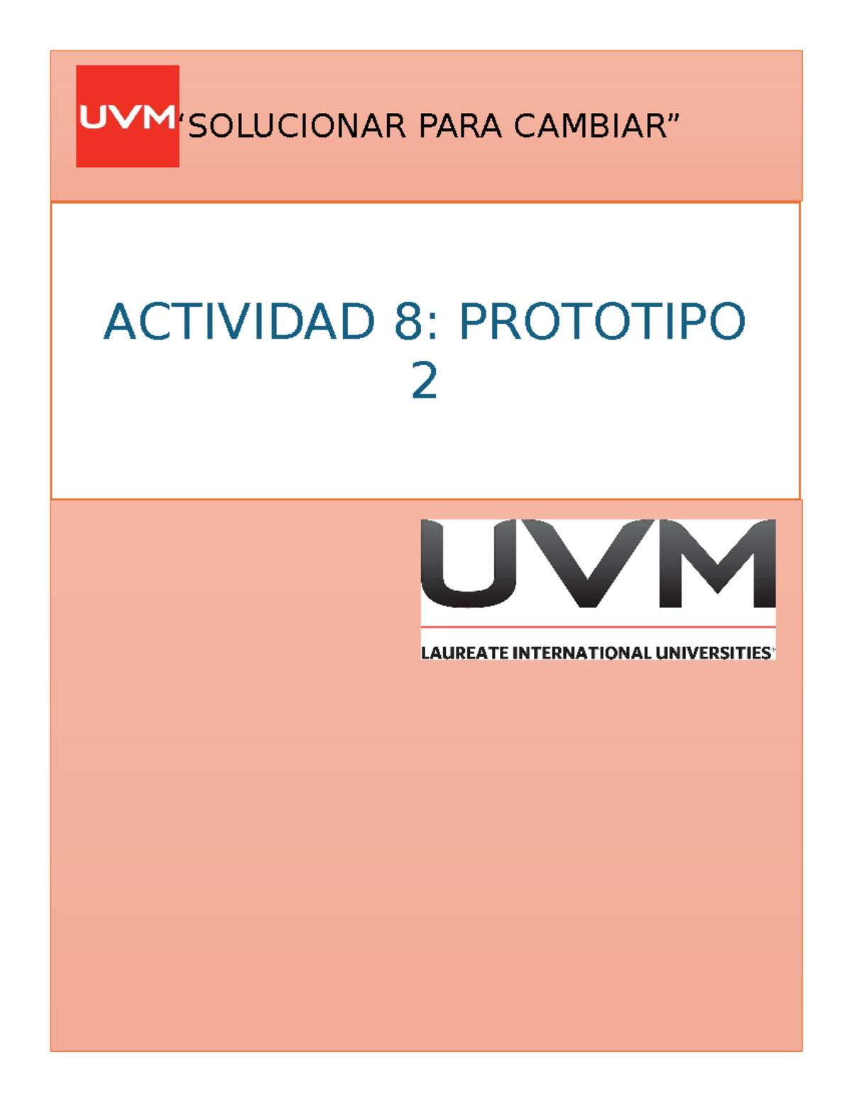 actividad 8 prototipo 2 solucionar para cambiar - “SOLUCIONAR PARA CAMBIAR” ACTIVIDAD 8 ...