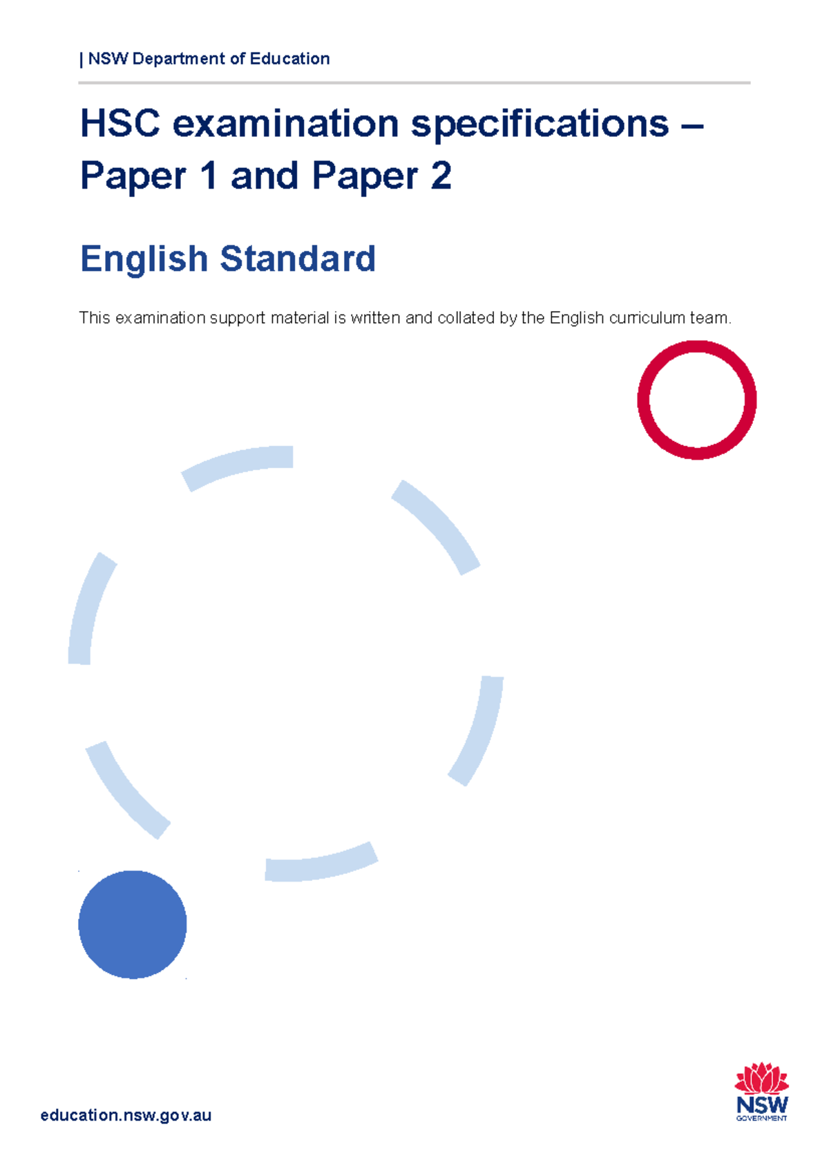 Breakdown of hsc paper - | NSW Department of Education HSC examination ...