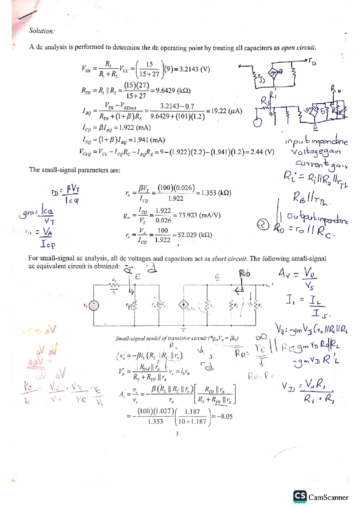 Analogue Electronics pdf questions and answers - Bsc. Electrical and Electronic engineering ...