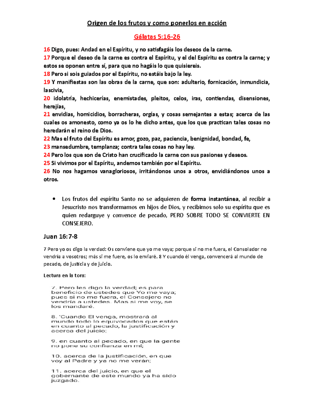 Predica frutos del espiritu 1 - Origen de los frutos y como ponerlos en ...
