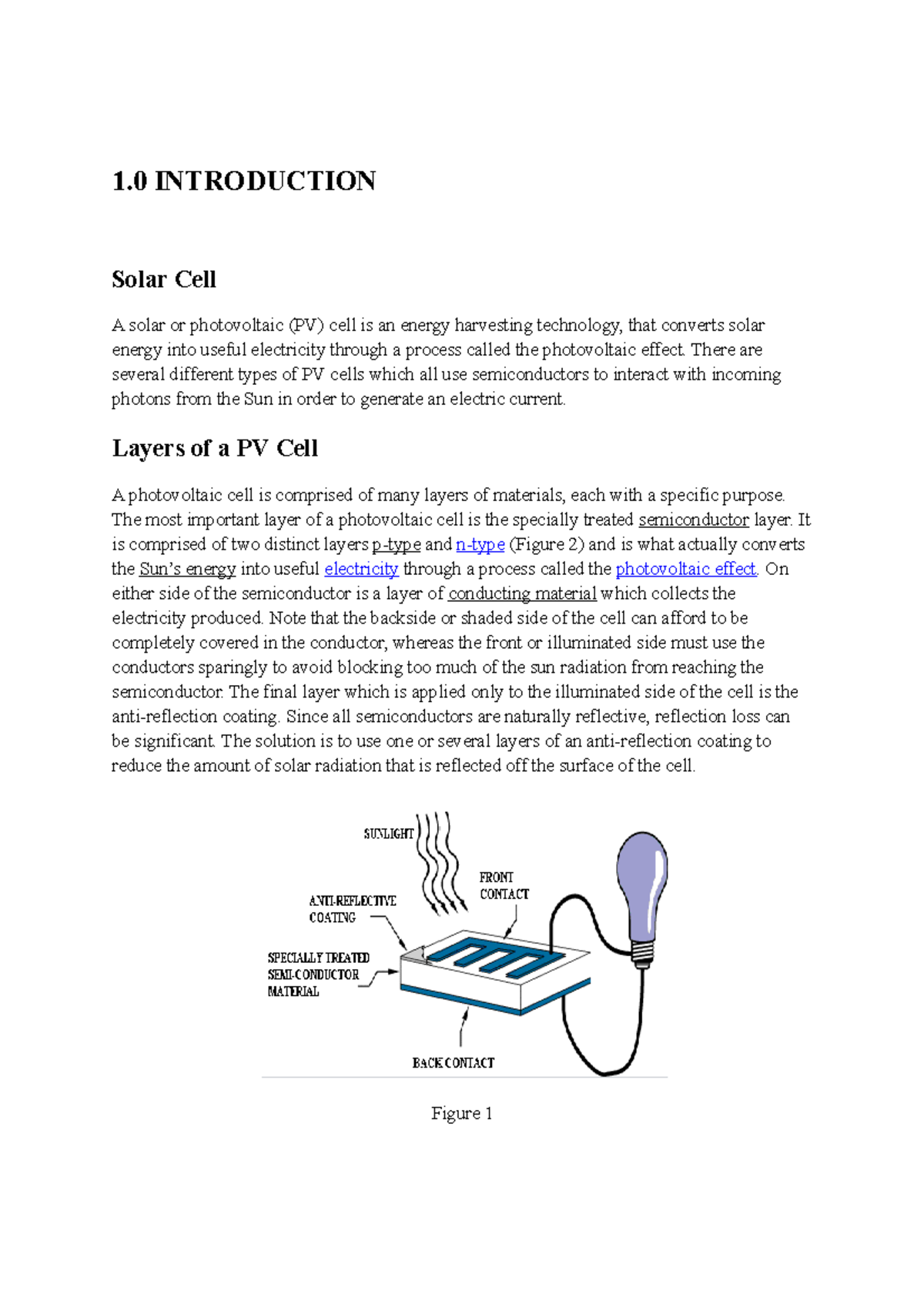 Solar cell (EMT) - 1 INTRODUCTION Solar Cell A solar or photovoltaic ...