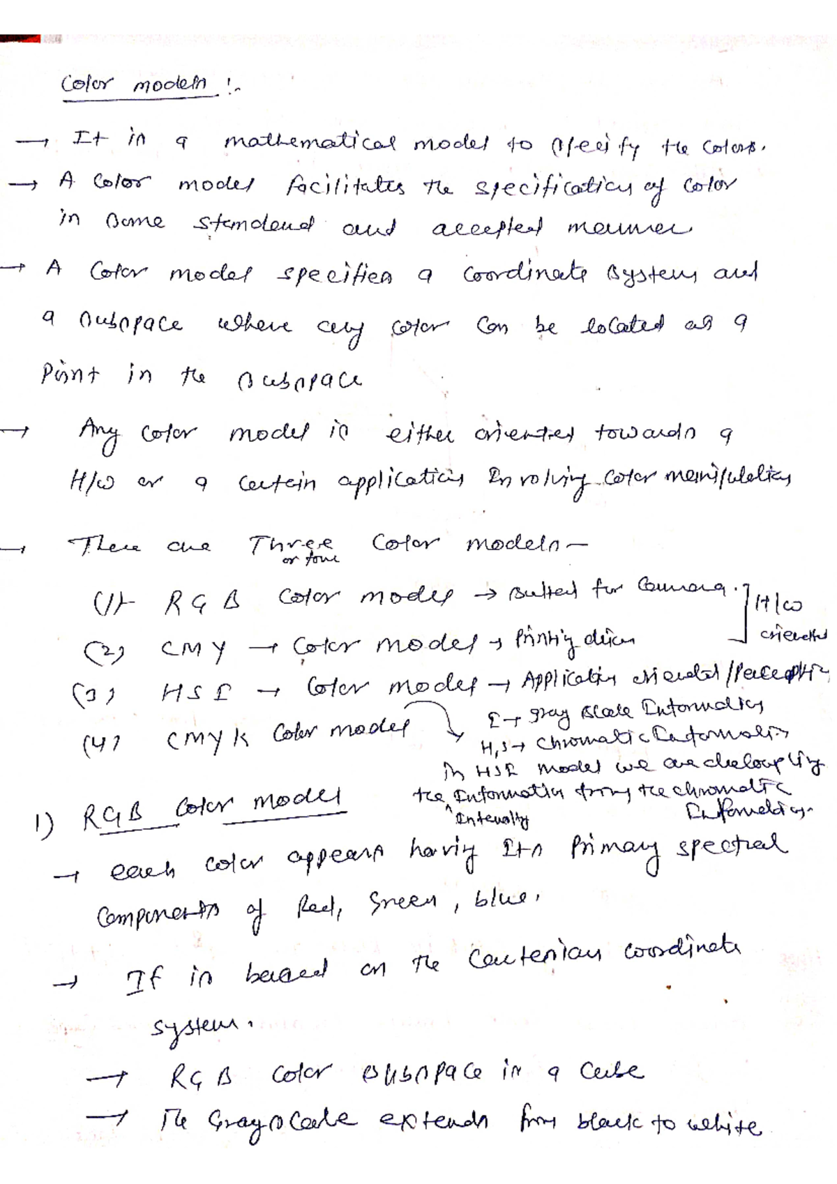 DIGITAL IMAGE PROCESSING UNIT 1 - Image Processing in Vlsi Design - Studocu