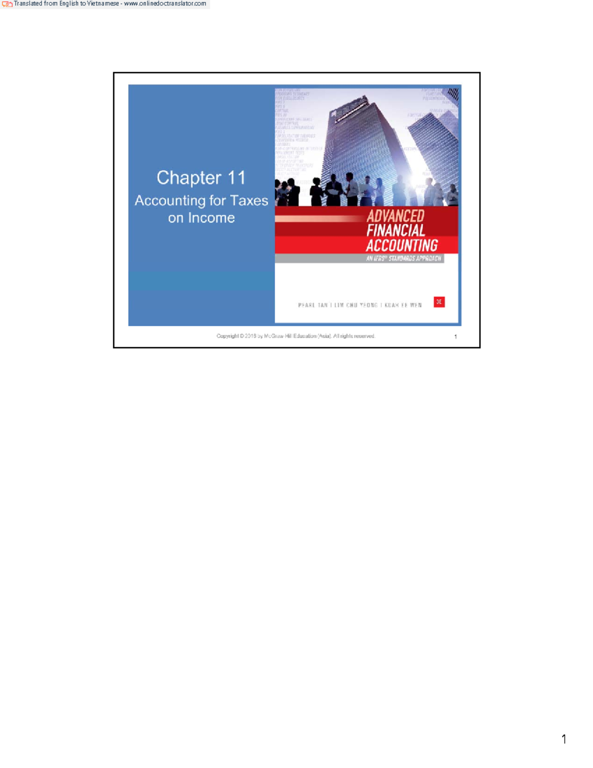 HUNG Chap11- sv - Translated from English to Vietnamese CONTROL Chapter 11 Accounting for Taxes ...