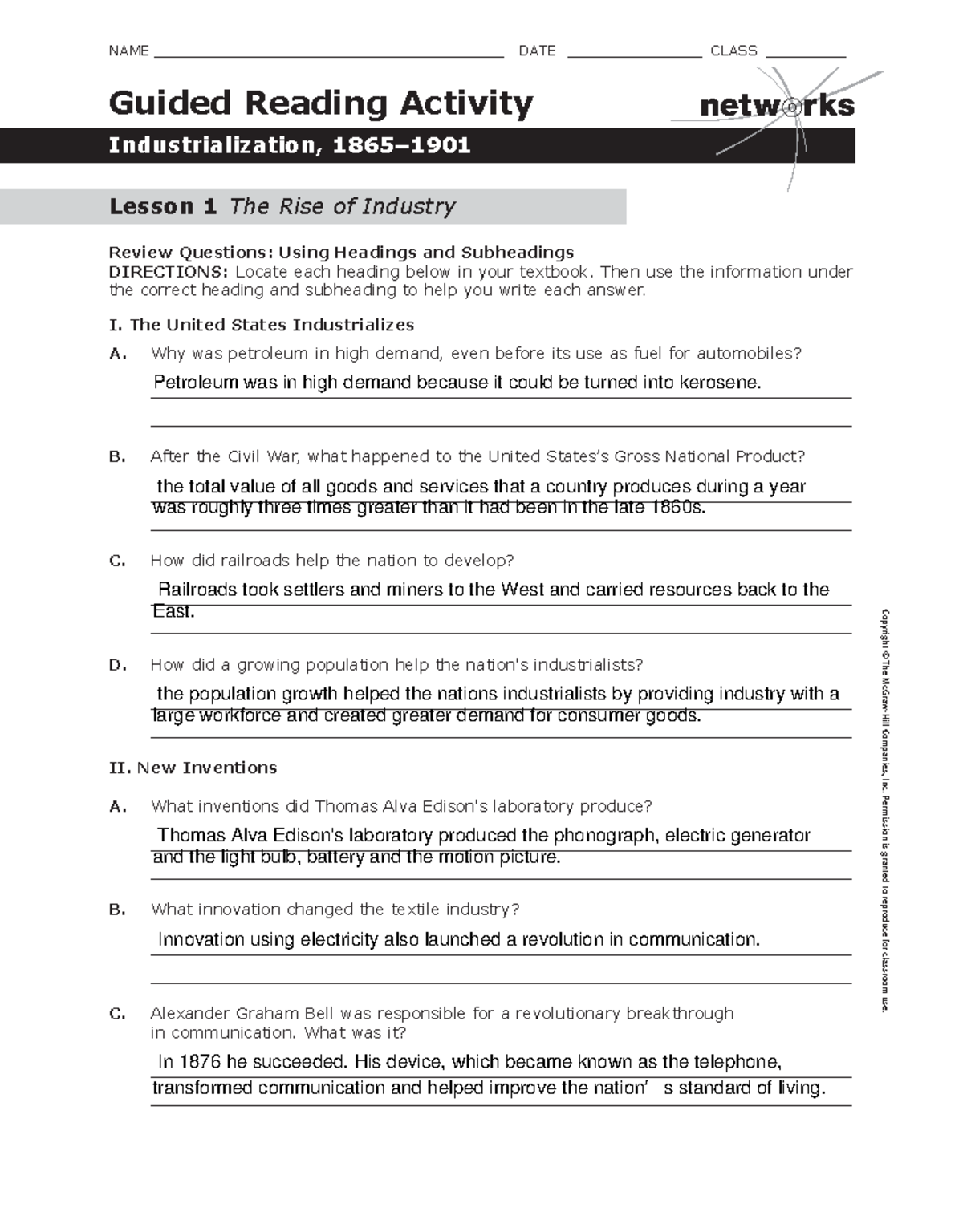Chapter - idk - Copyright © The McGraw-Hill Companies, Inc. Permission ...