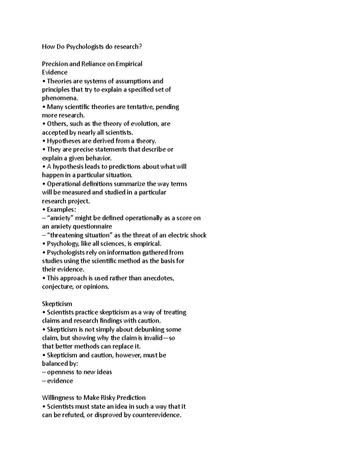 How Do Psychologists do research - How Do Psychologists do research ...