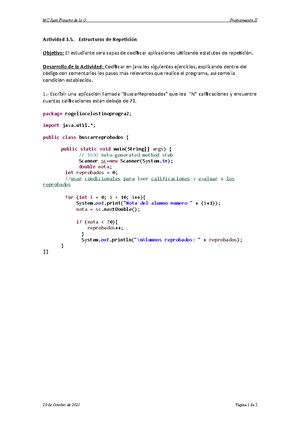 Ciclos anidados - Ejercicios a resolver con ciclos anidados 1. Usando funciones hacer un ...