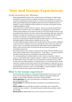 Common Module Rubric - Common Module Rubric Texts and Human Experiences ...