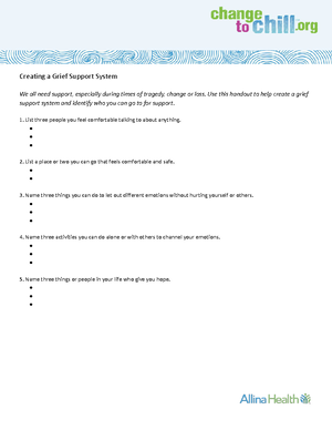 Healthy Coping assignment - Healthy Coping What are healthy ways to ...