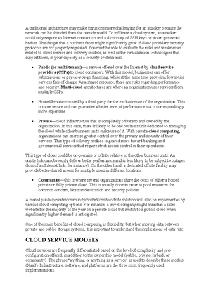 Implement Secure Application Protocols - The implementation of the network infrastructure, which ...