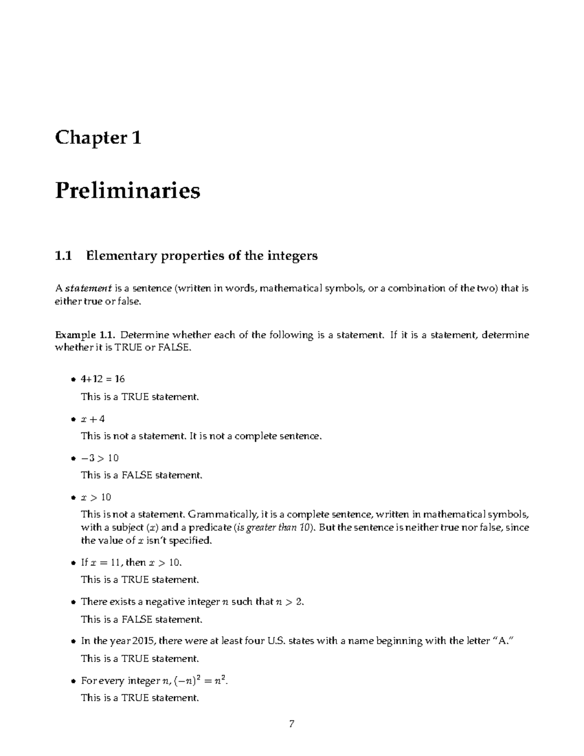 Introduction to Mathematical Reasoning - Chapter 1 Preliminaries 1 ...