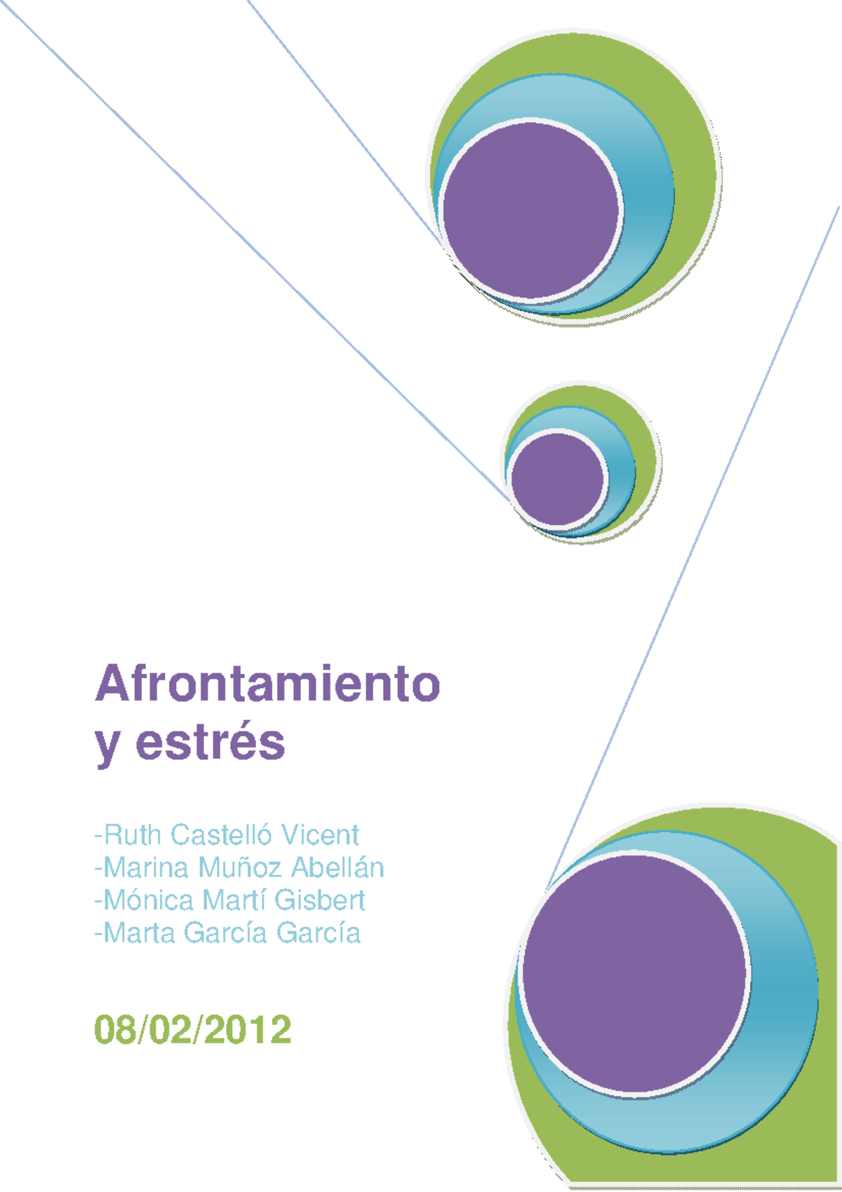 Preguntas estres afrontamiento castellano - Afrontamiento y estrés ...