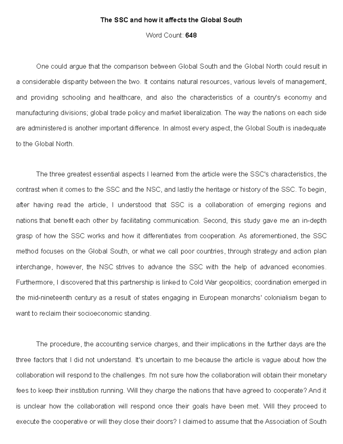 Ged 105 MRR2 - hfghfg jgjfj I love you dgsd gdgf - The SSC and how it ...