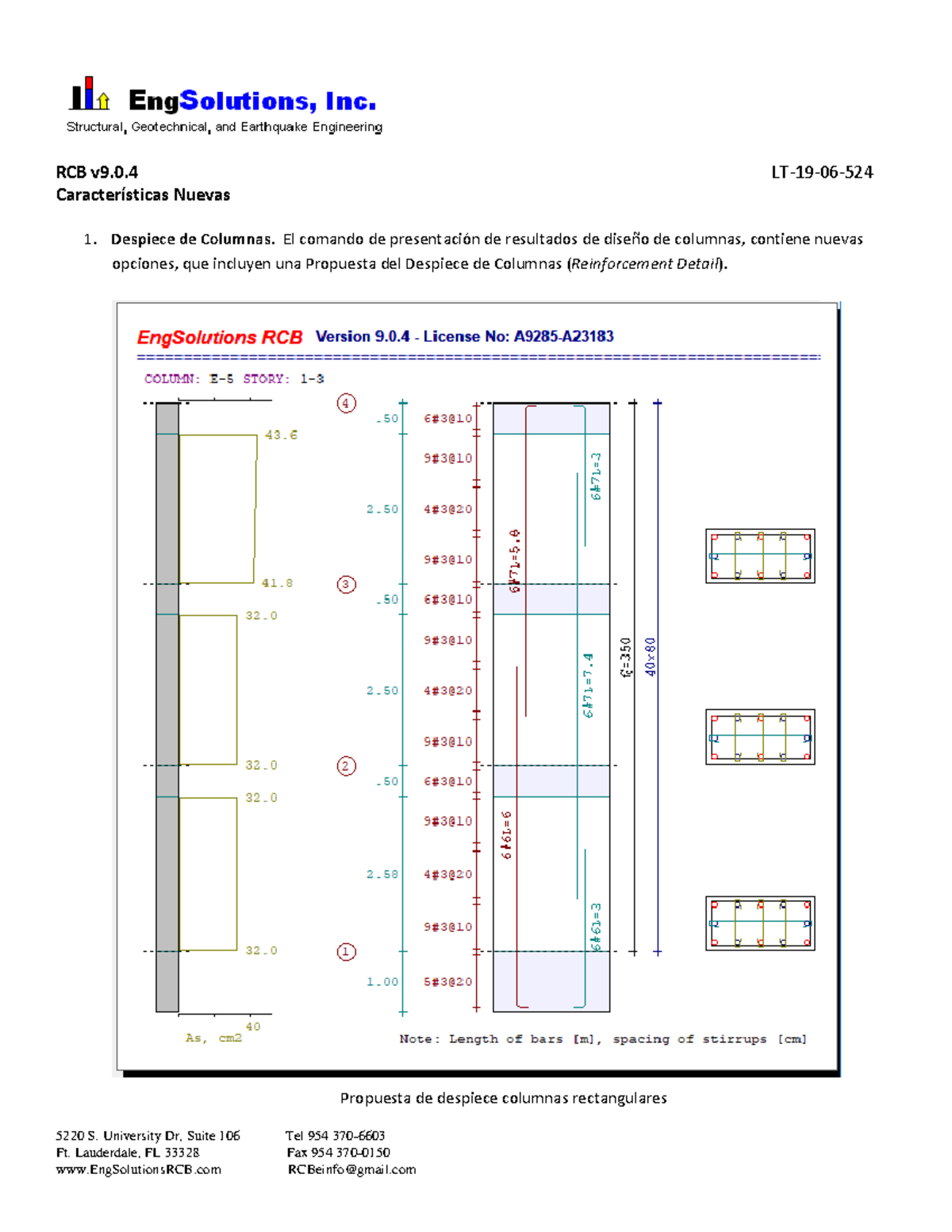 RCB v9.04-Caracteristicas Nuevas - 5220 S. University Dr, Suite 106 Tel ...