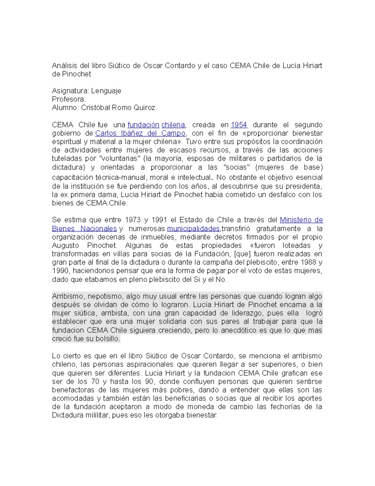 Analisis Sìtico y CEMA Chile - Análisis del libro Siútico de Oscar ...