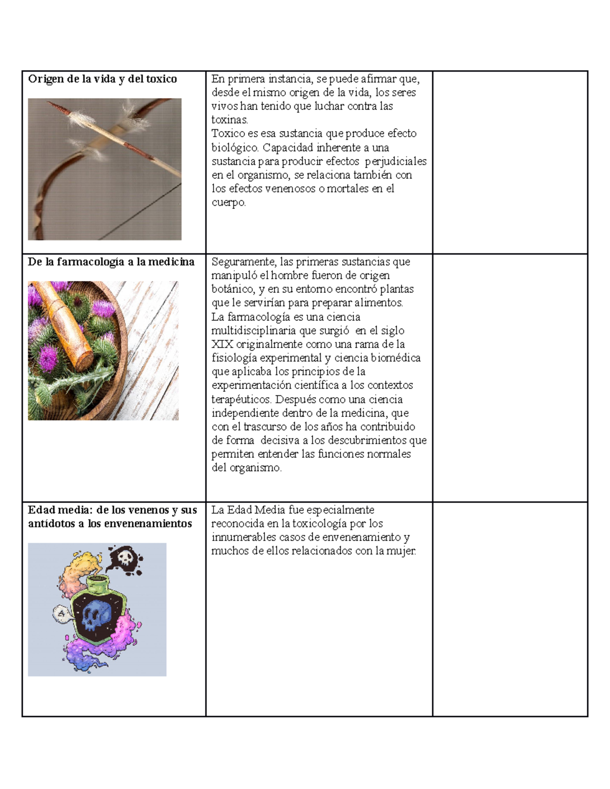 Origen de la vida y del toxico - Toxico es esa sustancia que produce ...
