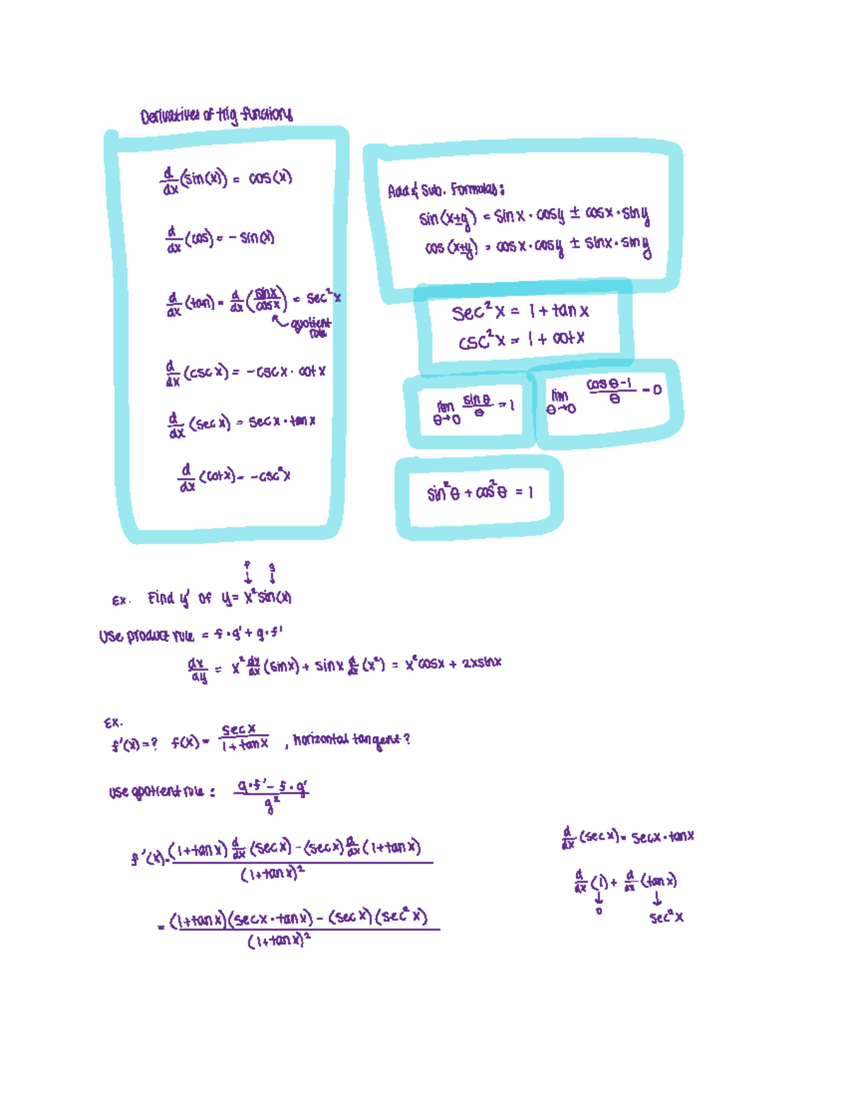 S 2.4 Calculus Notes - MATH 1206 - Studocu