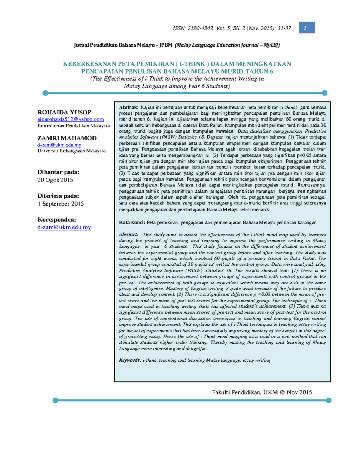 95-188-1-SM - cdds - Jurnal Pendidikan Bahasa Melayu – JPBM (Malay Language Education Journal ...