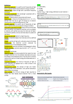 Physics Cheat Sheet Waves - Longitudinal waves can't be polarised ...