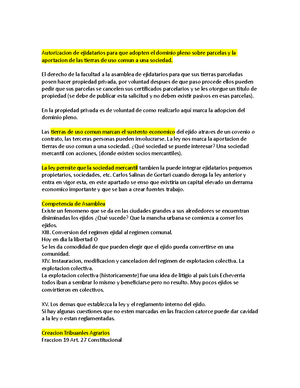 Estructura del ejido, Órganos que lo integran, Funciones de los órganos ...