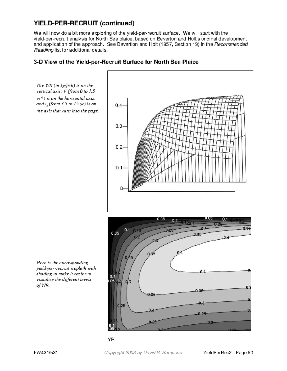 10-Yield Per Rec 2 - Lecture note 10 - YR YR YIELD-PER-RECRUIT ...