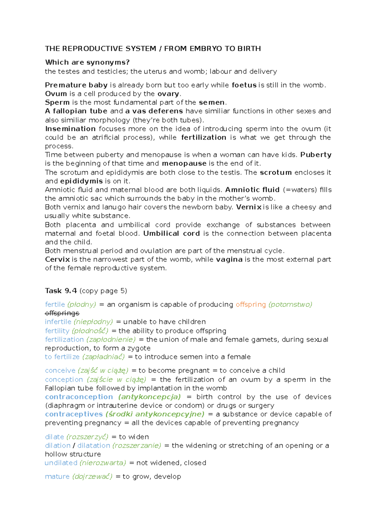 (5) 25.03 endocrine system - THE REPRODUCTIVE SYSTEM / FROM EMBRYO TO ...