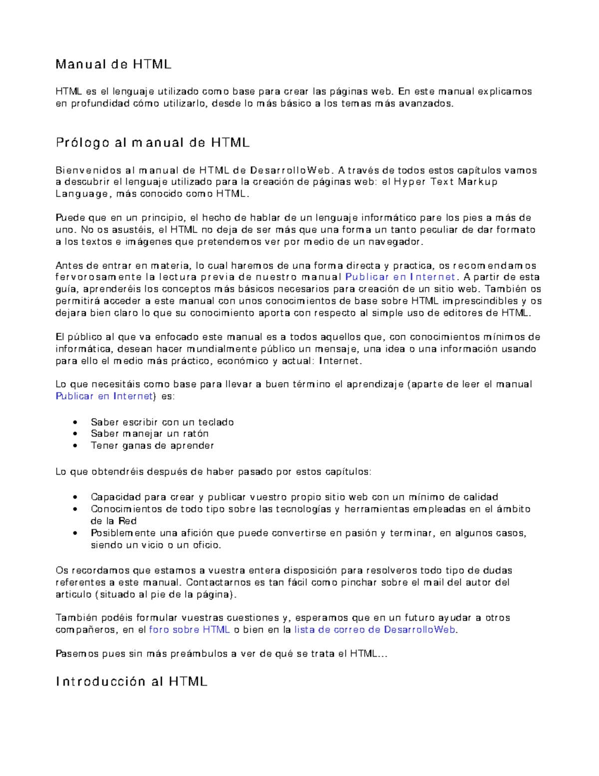 Manualhtml - Manual basico de html - M a n u a l d e H TM L HTML es el lenguaj e ut ilizado com ...