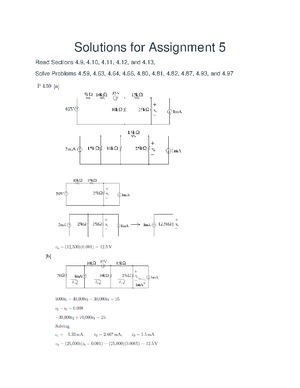 Lab 5 - Instructor: Dr. Huifang Dou - ENGR 065 Circuit Theory Laboratory 5 Thévenin Equivalent ...