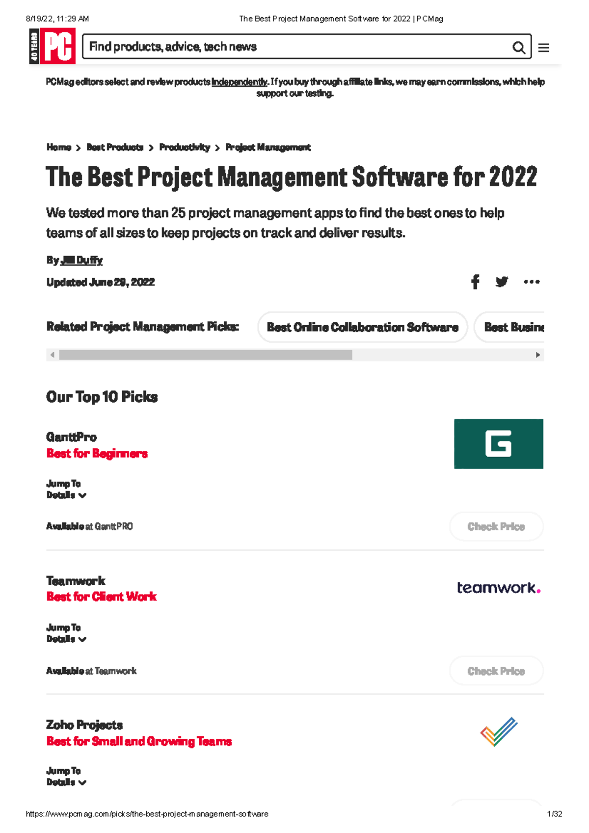 The Best Project Management Software for 2022 PCMag - PCMag editors ...