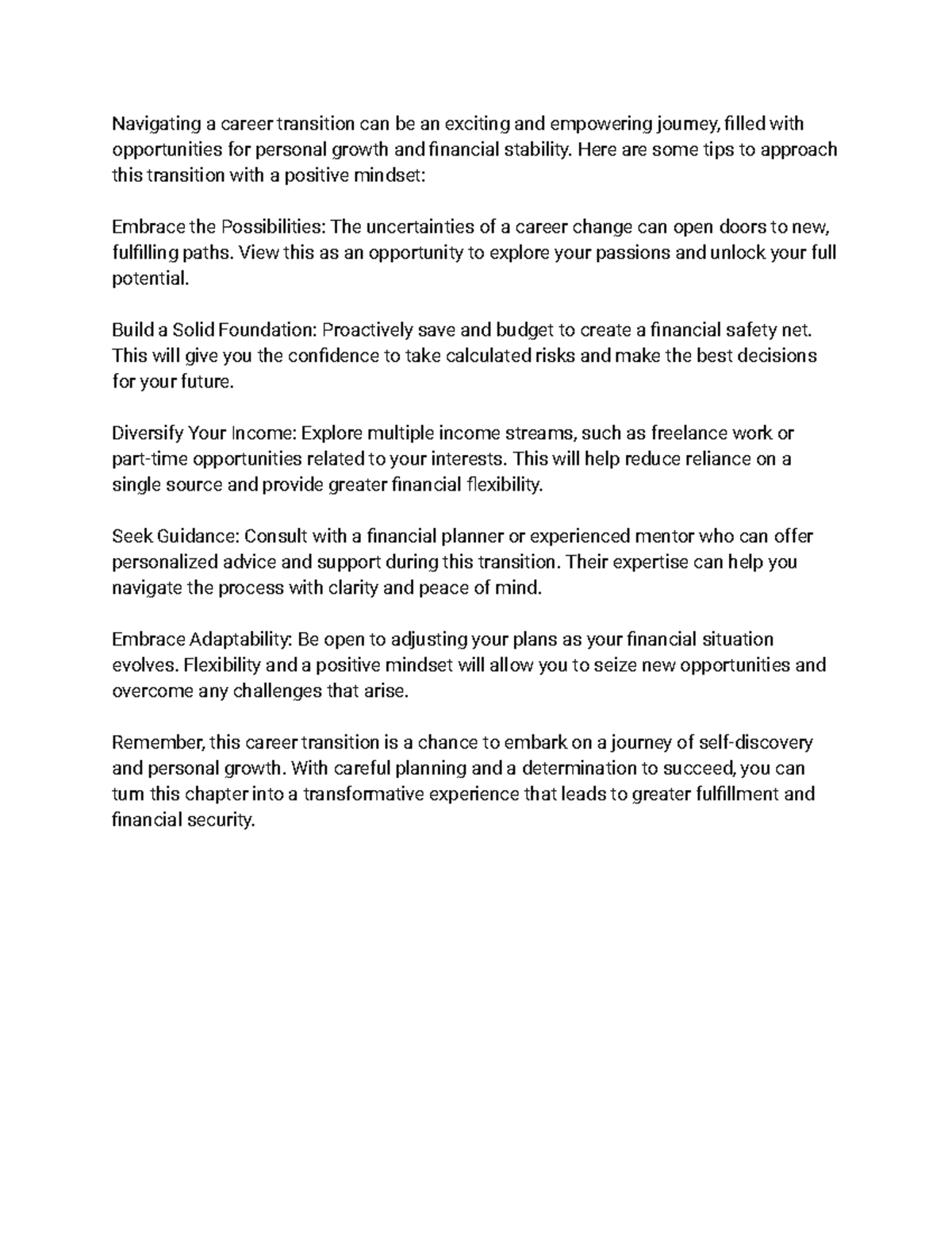 5 maed physical education (MAED 2024) - Navigating a career transition ...