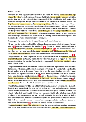 J15A - ACCA past year paper - Answers Professional Level – Essentials ...