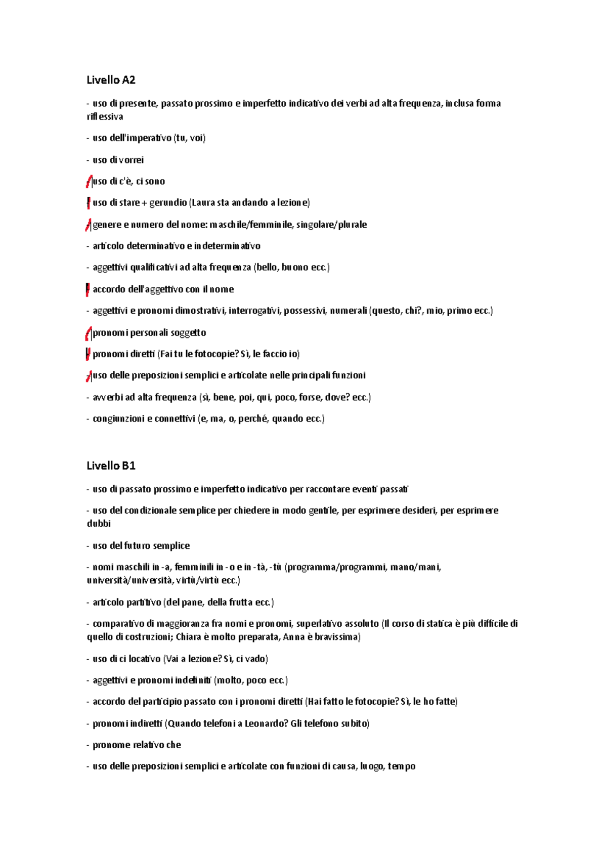 Livello A2 LKSJKD KAJS KKSJAN KAJSN AKJSN - Livello A uso di presente ...