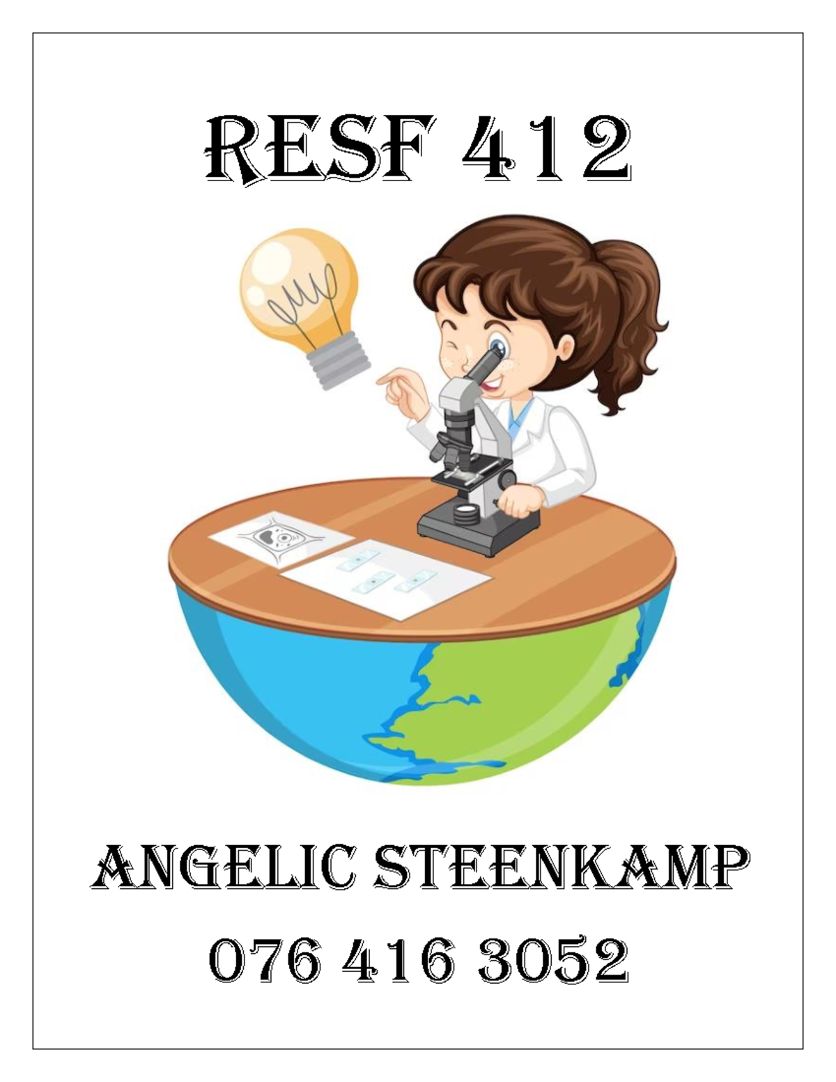 RESF 412 notas - Notes - RESF 41 2 AngElic StEEnkAmp 076 416 3052 ...