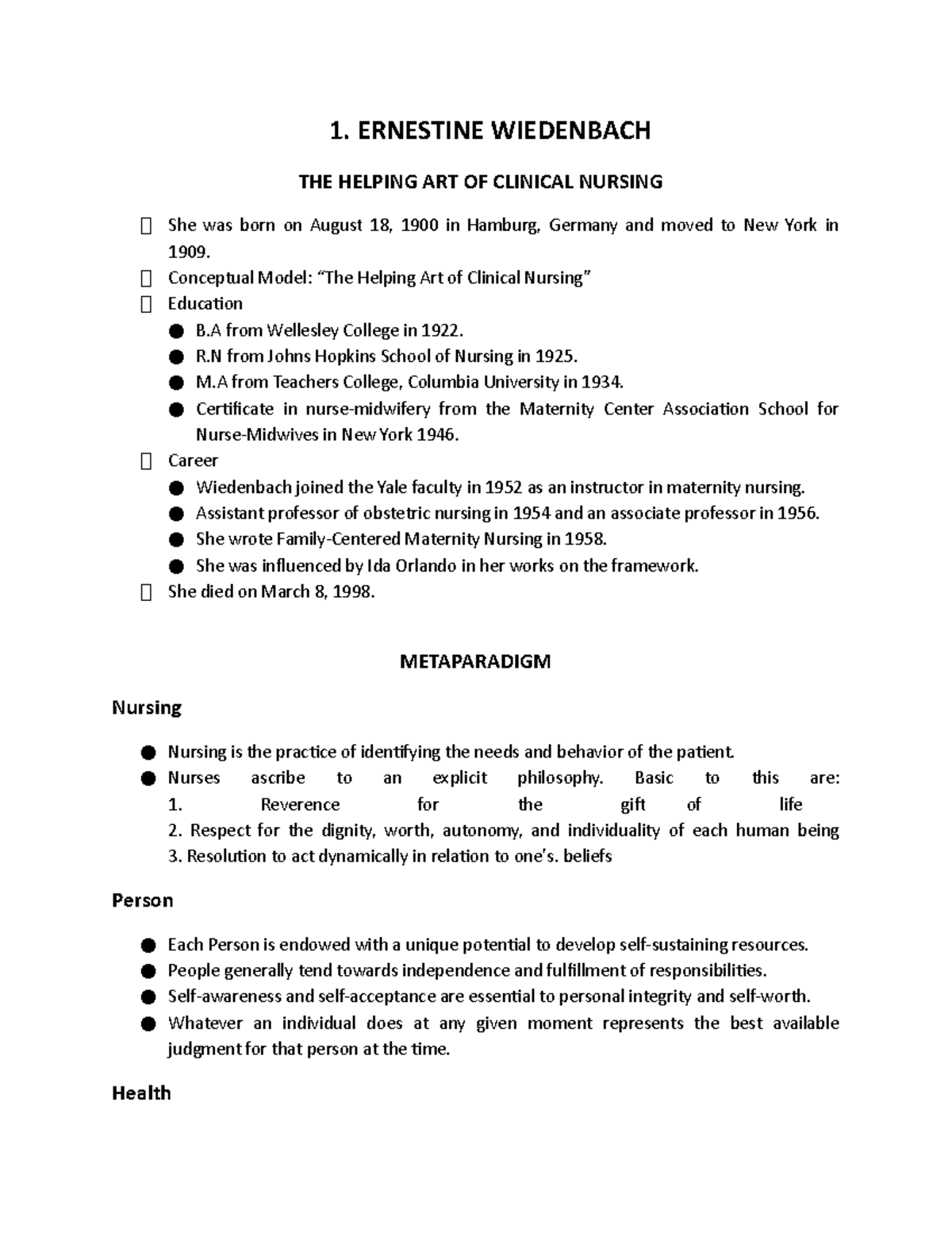 Theorist-1-10 - Ndnsjs - 1. ERNESTINE WIEDENBACH THE HELPING ART OF ...