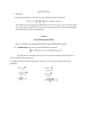 Substitution Rules Formulas - SUBSTITUTION RULES SUBSTITUTION RULE or ...