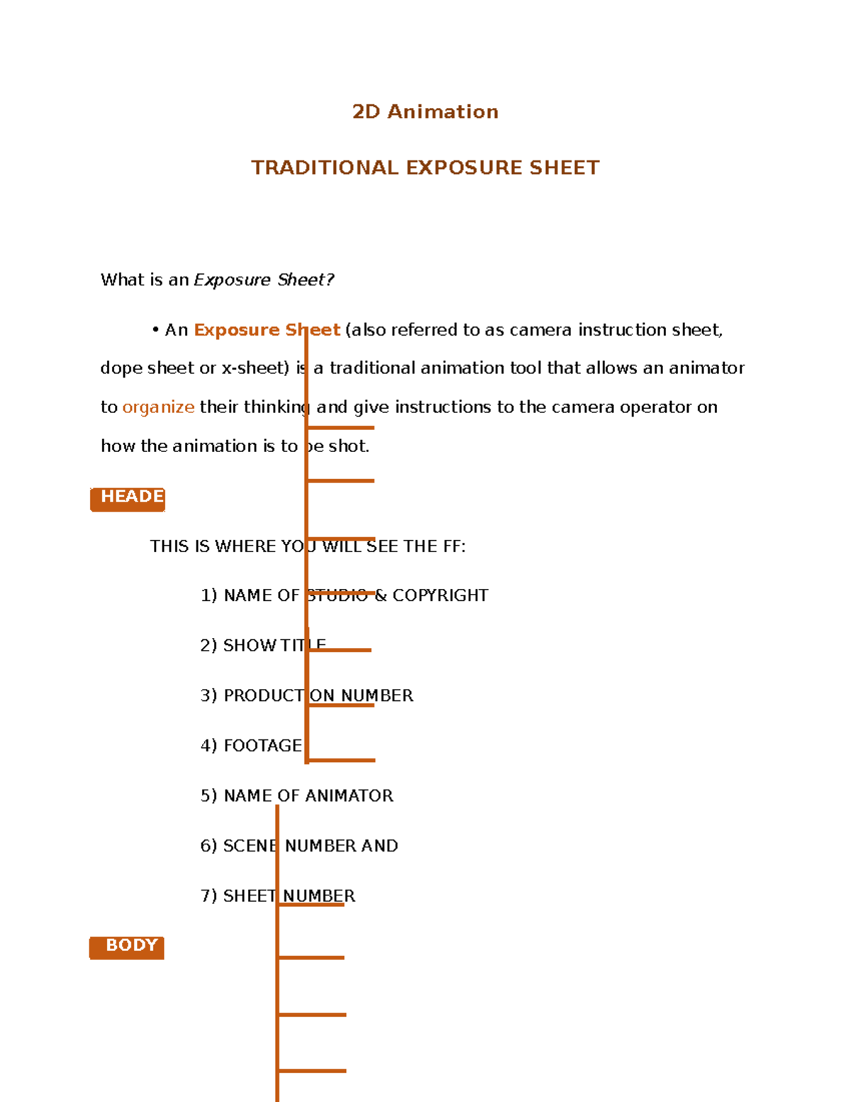 2D Animation Module 3 - Lecture notes 3 - AB Multimedia Arts - Studocu