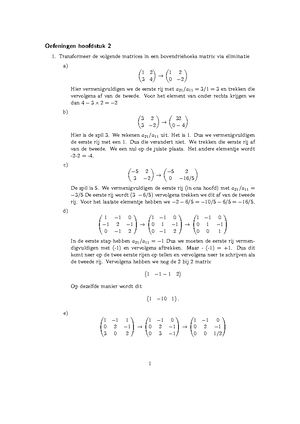Methoden voor de oplossingen van oefeningen - Oefeningen ...