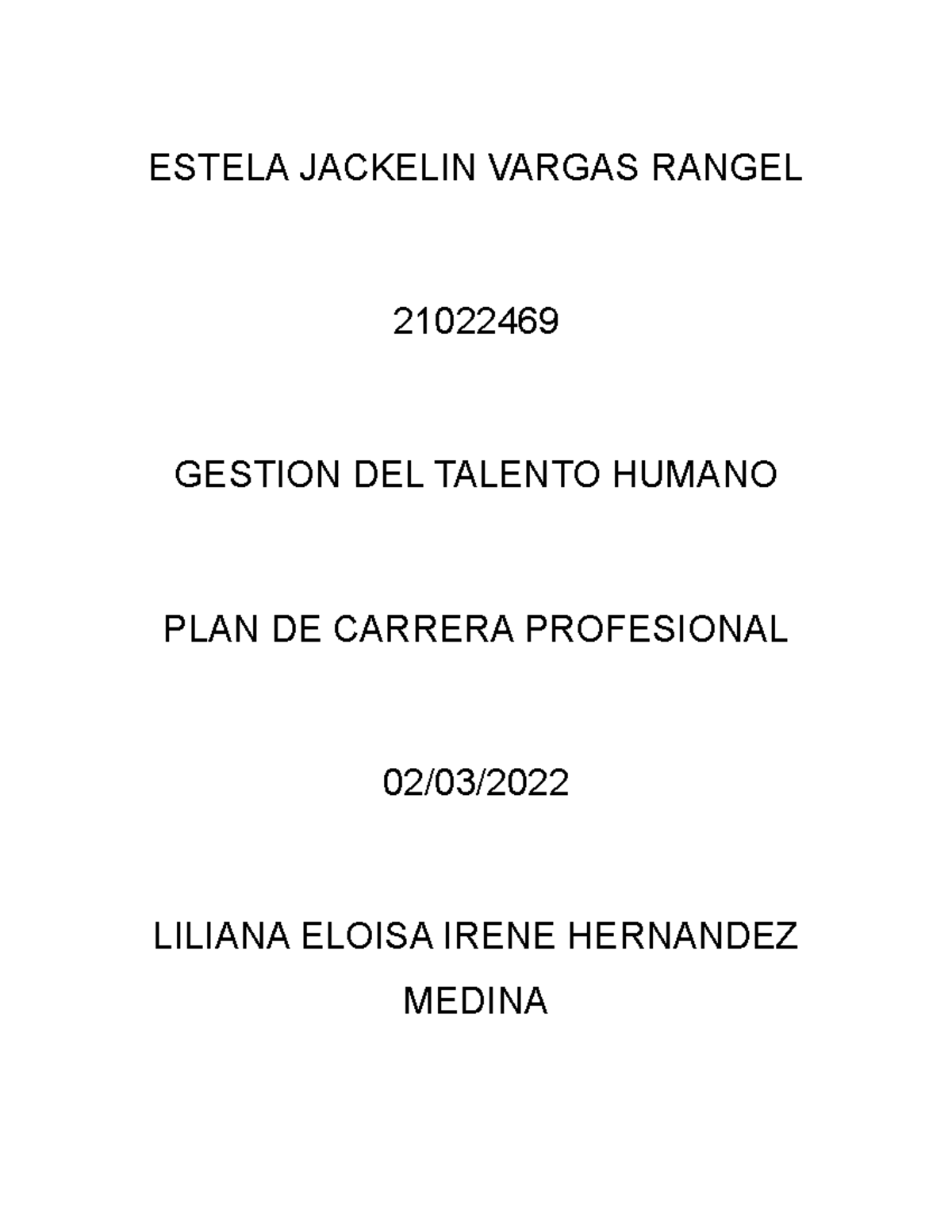 Vargas Jackelin plan de carrera - ESTELA JACKELIN VARGAS RANGEL ...