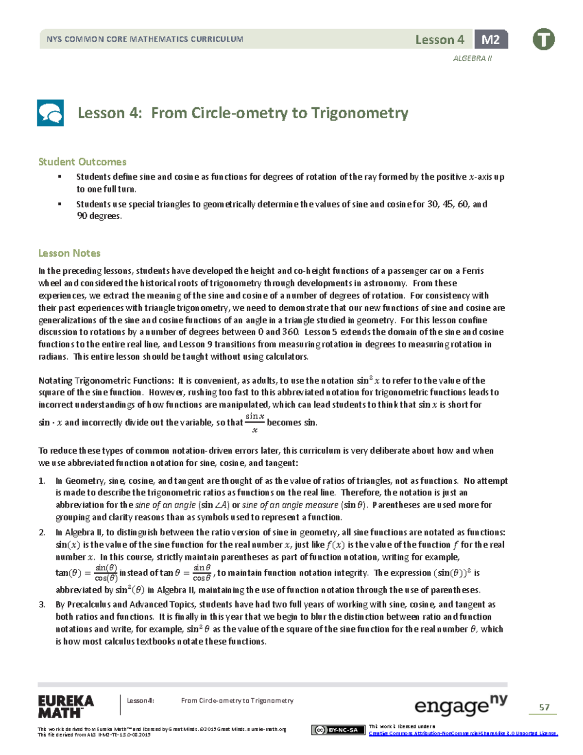 Algebra ii m2 topic a lesson 4 teacher - M Lesson 4 ####### ALGEBRA II ...