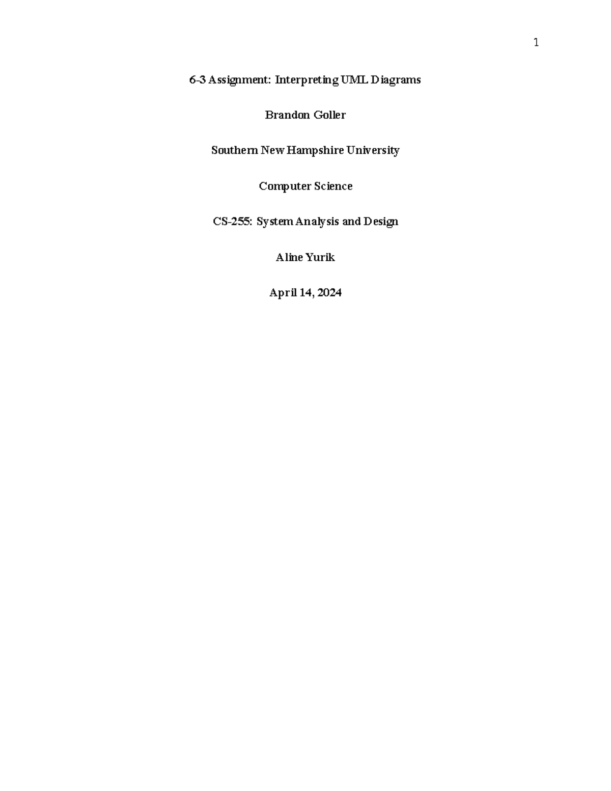 6 3assignment Bg Module 6 Assignment 6 3 Assignment Interpreting