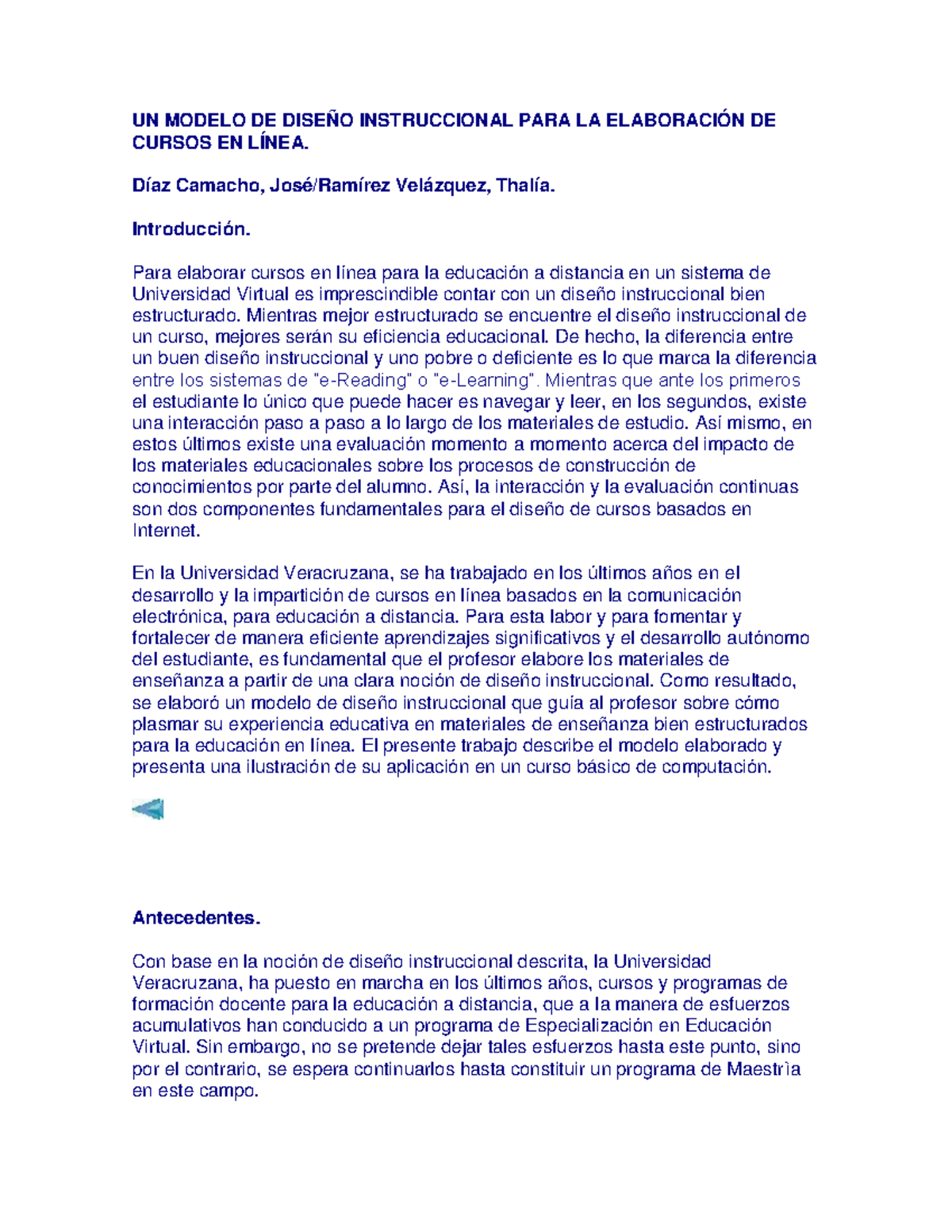U5 Diaz Modelo DI OL - Material de lectura - UN MODELO DE DISEÑO ...