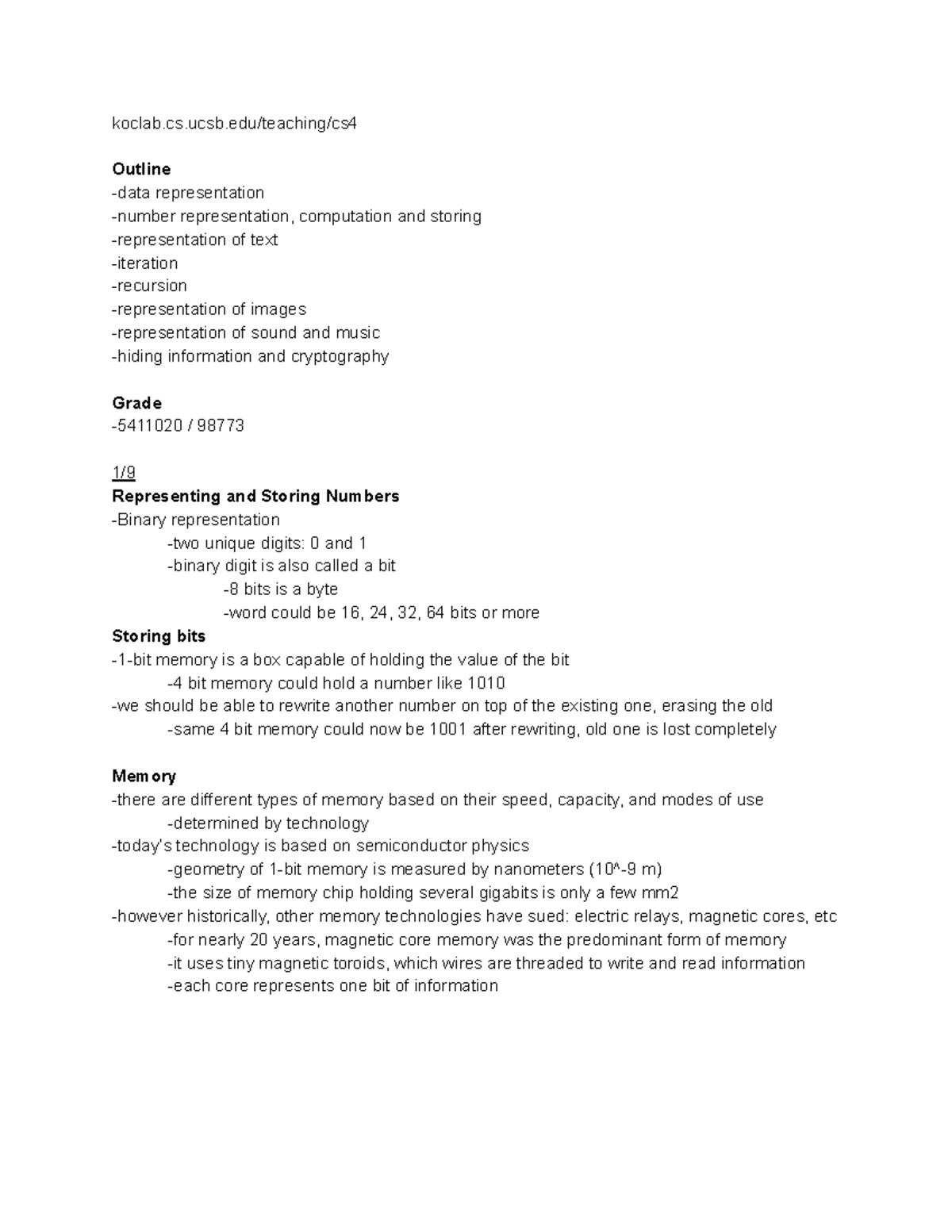 CS4 lecture notes code - 2/11/2019 CS4 - Google Docs koclab.cs.ucsb ...