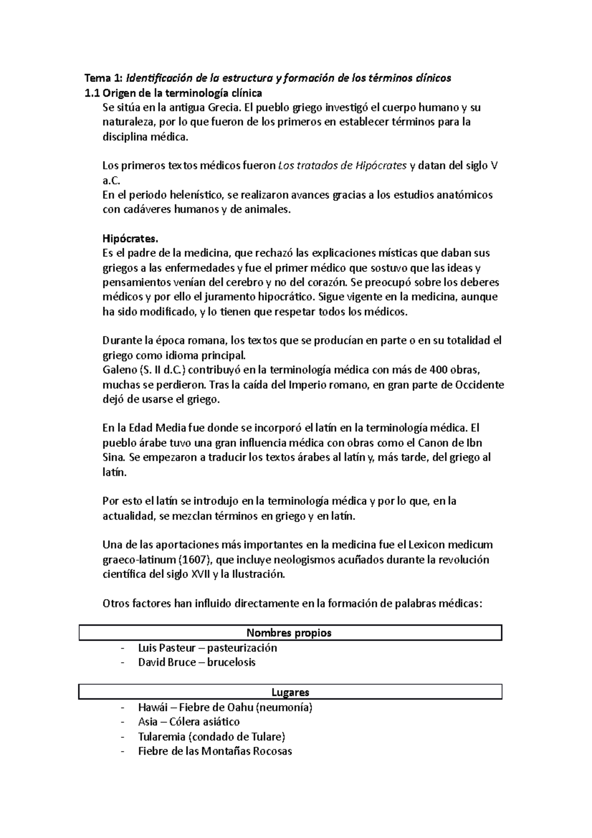 Tema 1 - Tema 1: Identificación de la estructura y formación de los ...