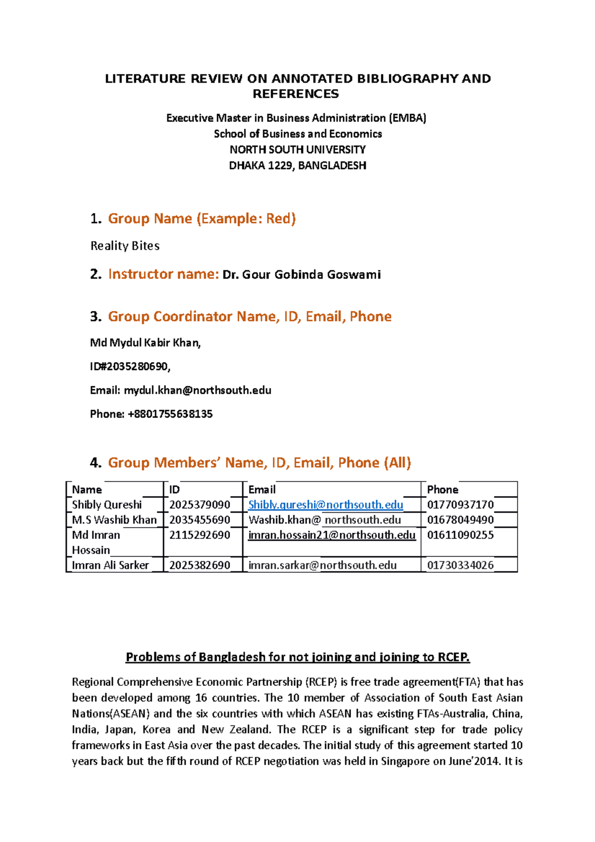 Literature Review Group D - LITERATURE REVIEW ON ANNOTATED BIBLIOGRAPHY ...