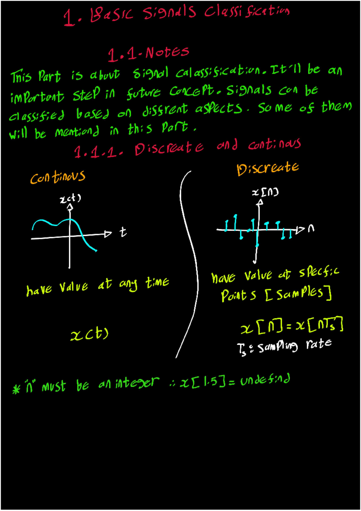 1.1. Basic signals classification - Notes - V2 - 1. Basic Signals ...