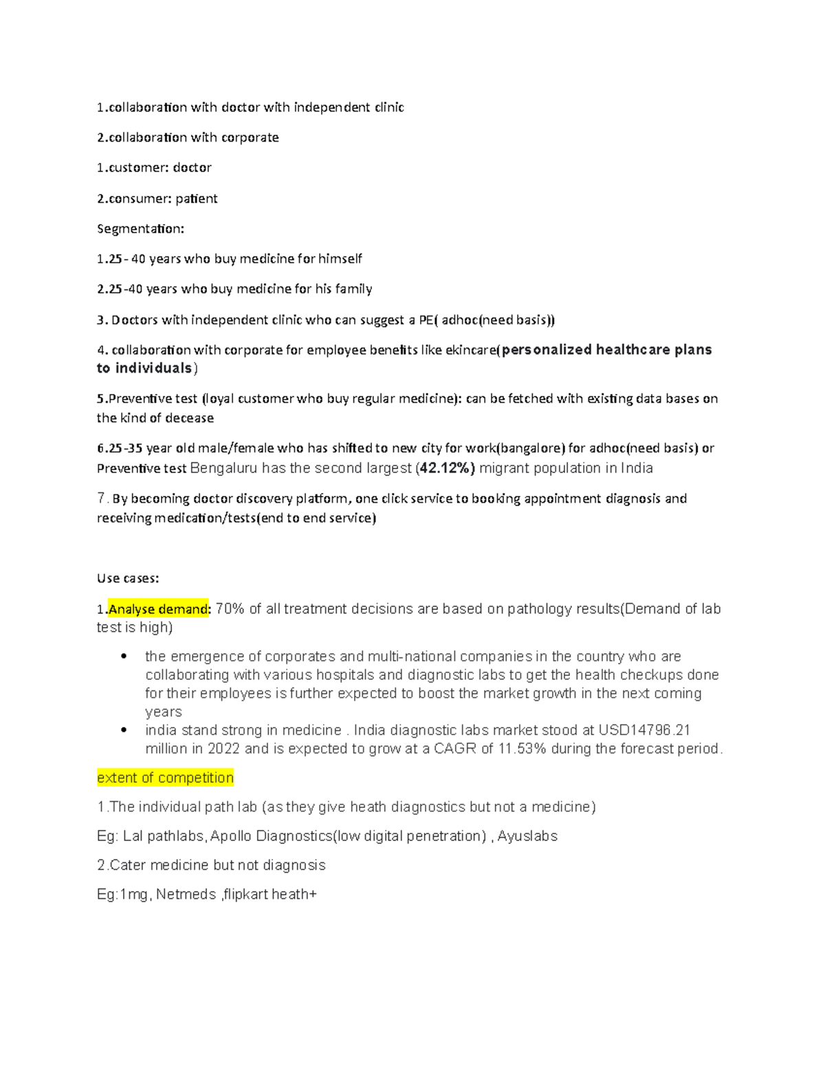 Pharmeasy - Assignment - 1 with doctor with independent clinic 2 with ...