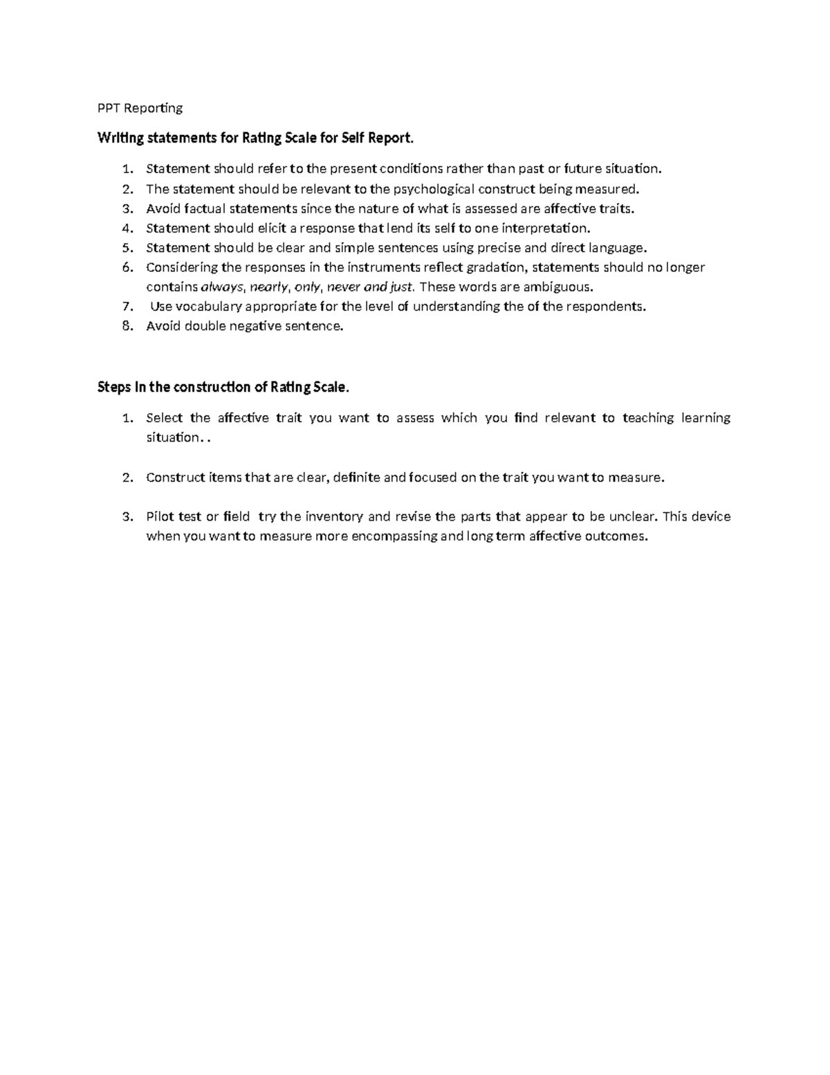 Inbound 1632344117640380816 - PPT Reporting Writing statements for ...